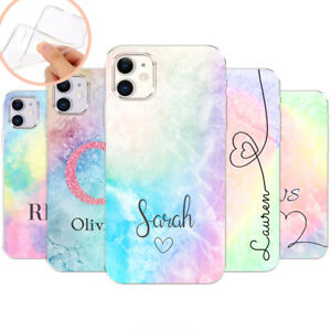Rainbow Custom Name Mobile Phone Case with Pop Holder - PrintBEBO