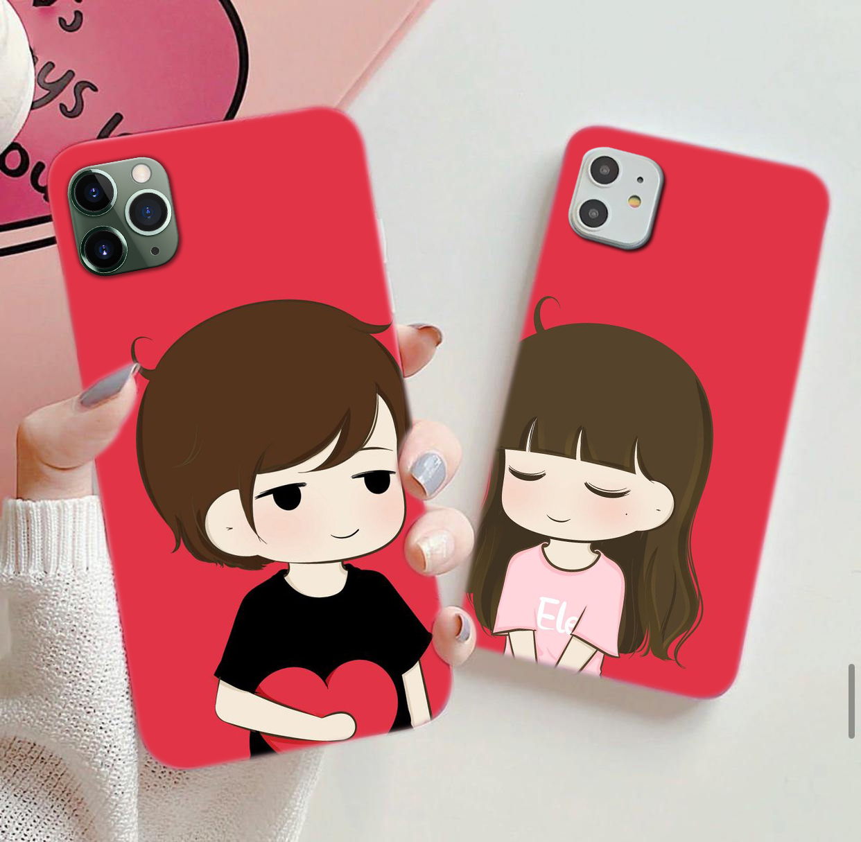 Sweet Couple Phone Cover | Mobile Cover For Couples