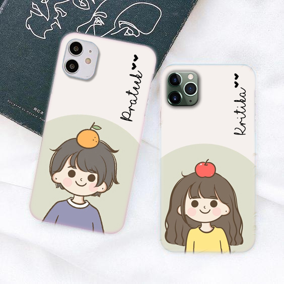 You Knock On My Heart Couple Phone Case | Mobile Cover For Couples