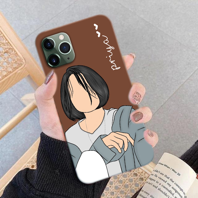 Hey Cutiee Girlish Mobile Cover with Custom Name | Designer Mobile ...