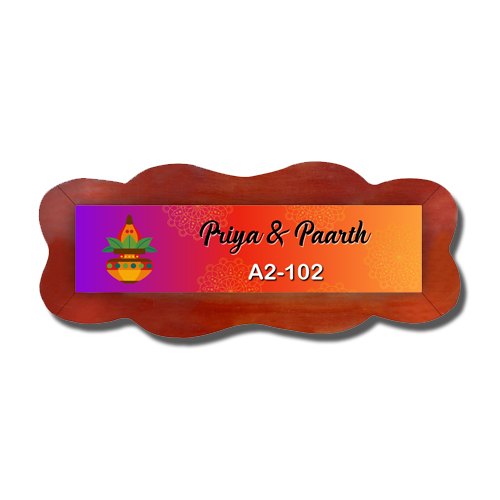 Kalash Design Door Name Plate Door Name Plates Online In India Kalash Design Door Name Plate Door Name Plates Online In India