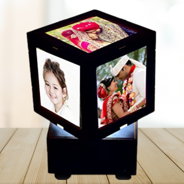 Photo LED Rotating Cube Online | LED Rotating Cube With Photos