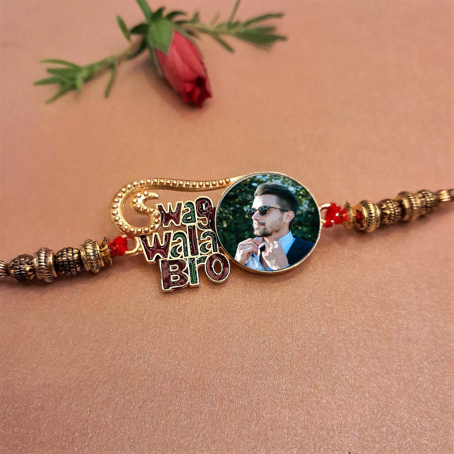 Swag Wala Bro Personalized Photo Rakhi For Brother | Custom Rakhi